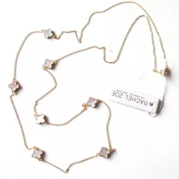 Rachel Zoe | Jewelry | Rachel Zoe Mother Of Pearl Gold Plate Sterling ...